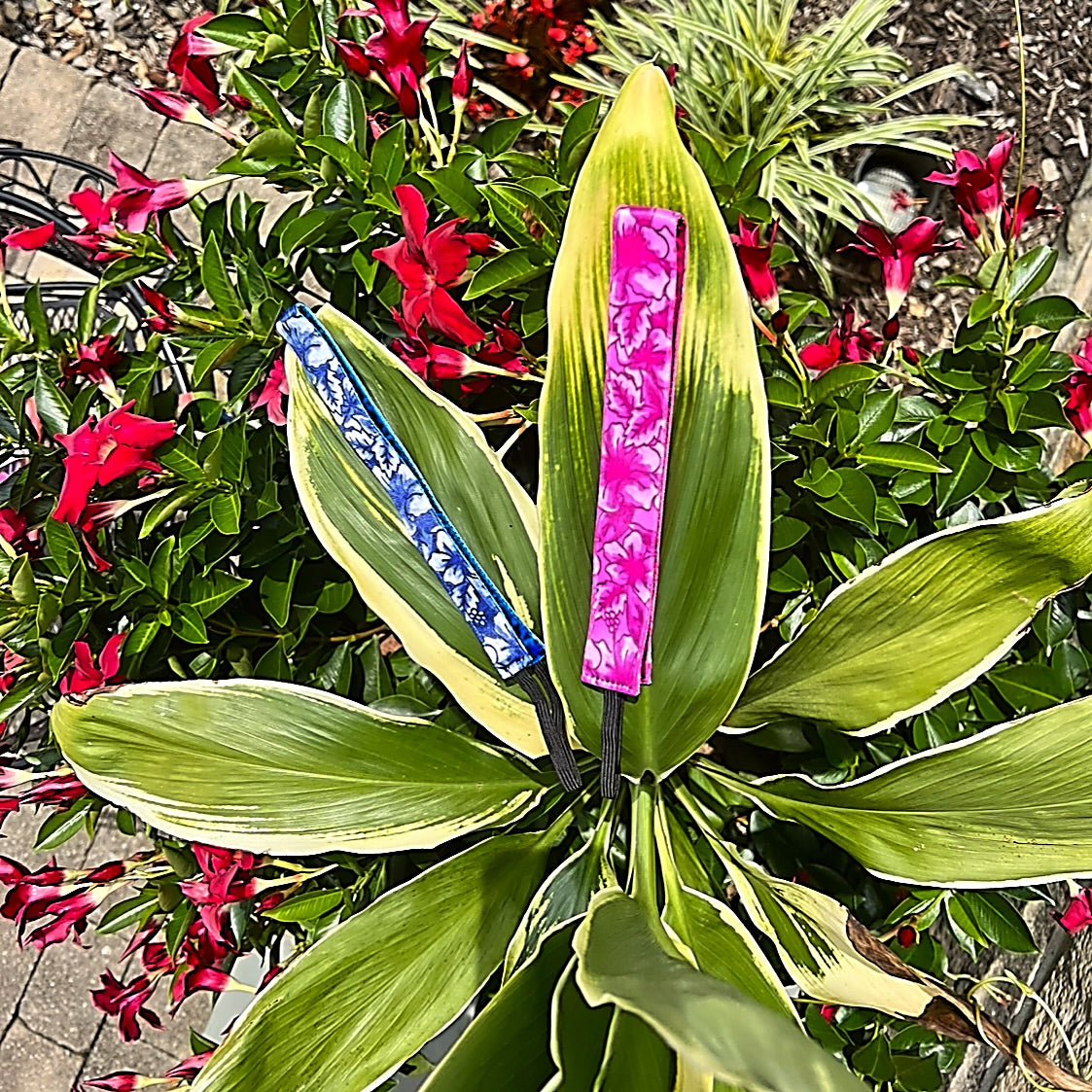 Annual Floral Checkup | Sweaty Bands Non-Slip Velvet Lined Headbands Annual Floral Checkup | Sweaty Bands Non-Slip Velvet Lined Headbands