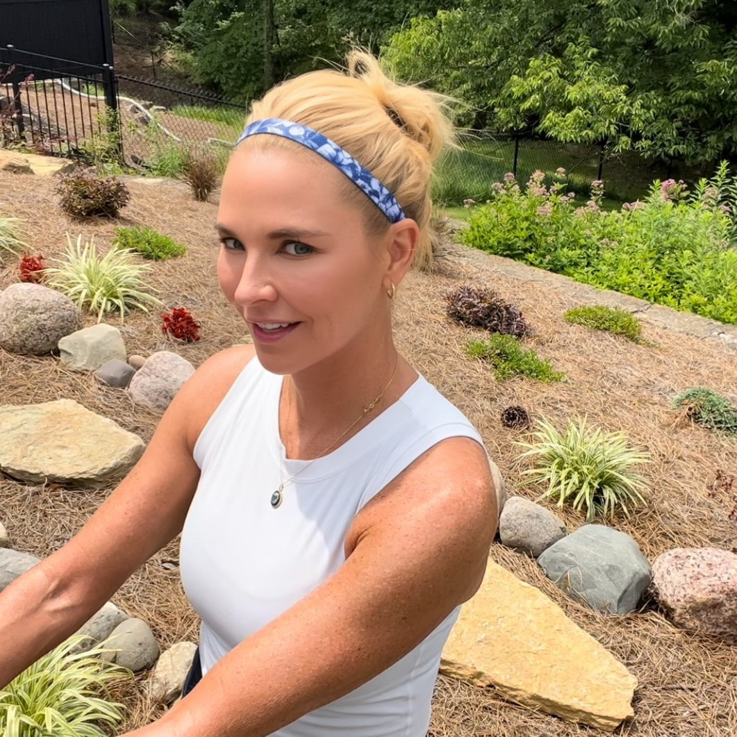Annual Floral Checkup | Sweaty Bands Non-Slip Velvet Lined Headbands Annual Floral Checkup | Sweaty Bands Non-Slip Velvet Lined Headbands