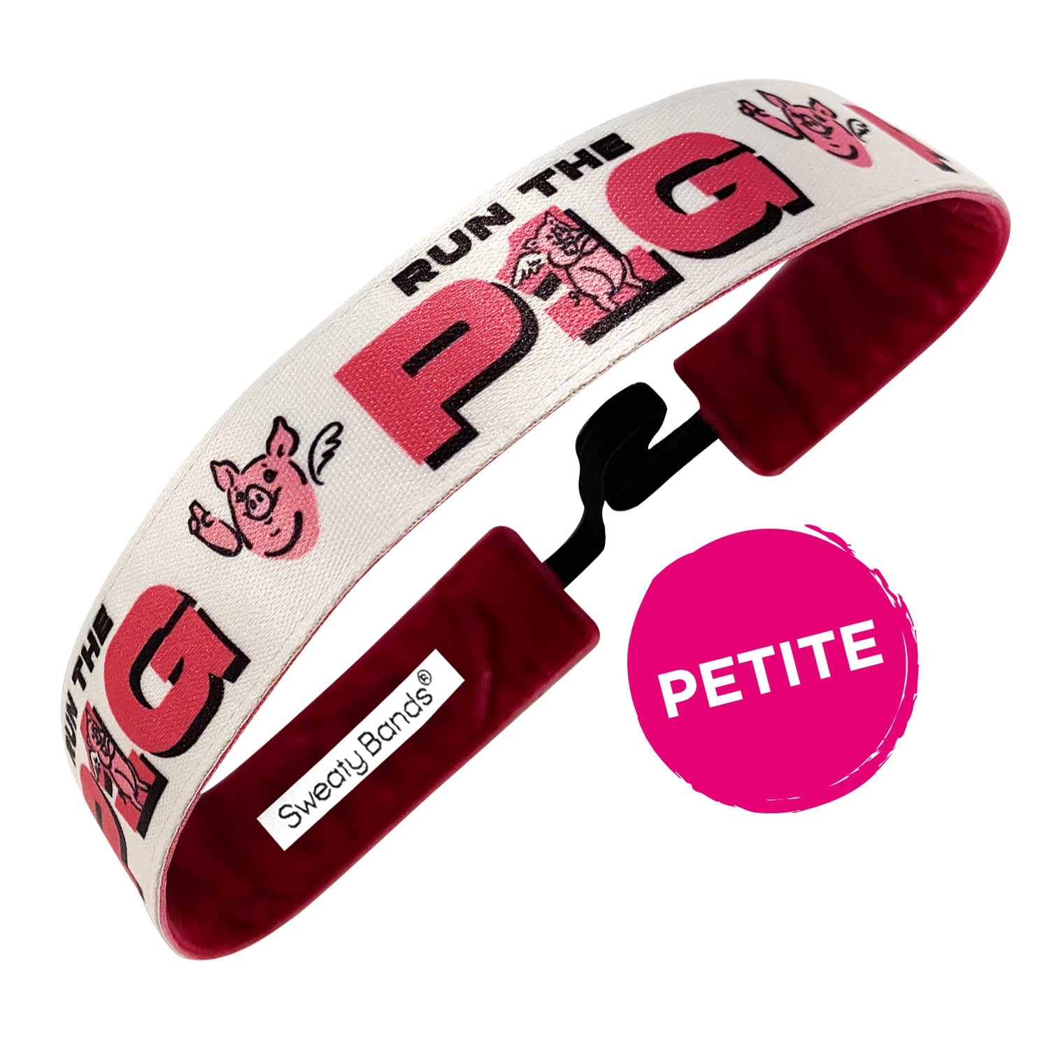 Flying Pig Marathon | Run the PIG Petite Sweaty Band No-Slip Headband ...