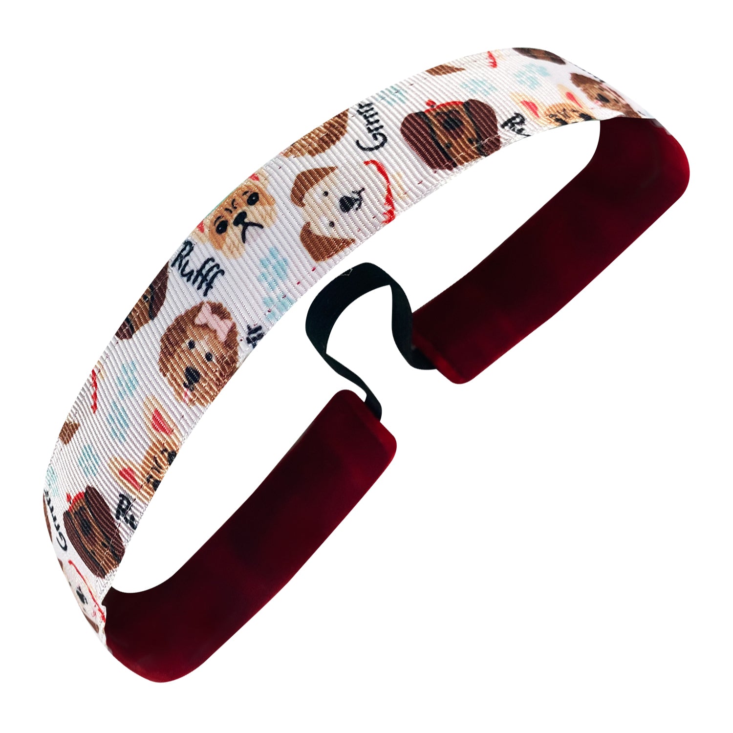 Ruff Days Ahead Dog Themed Headband | No Slip Velvet Lined Sweaty Band ...
