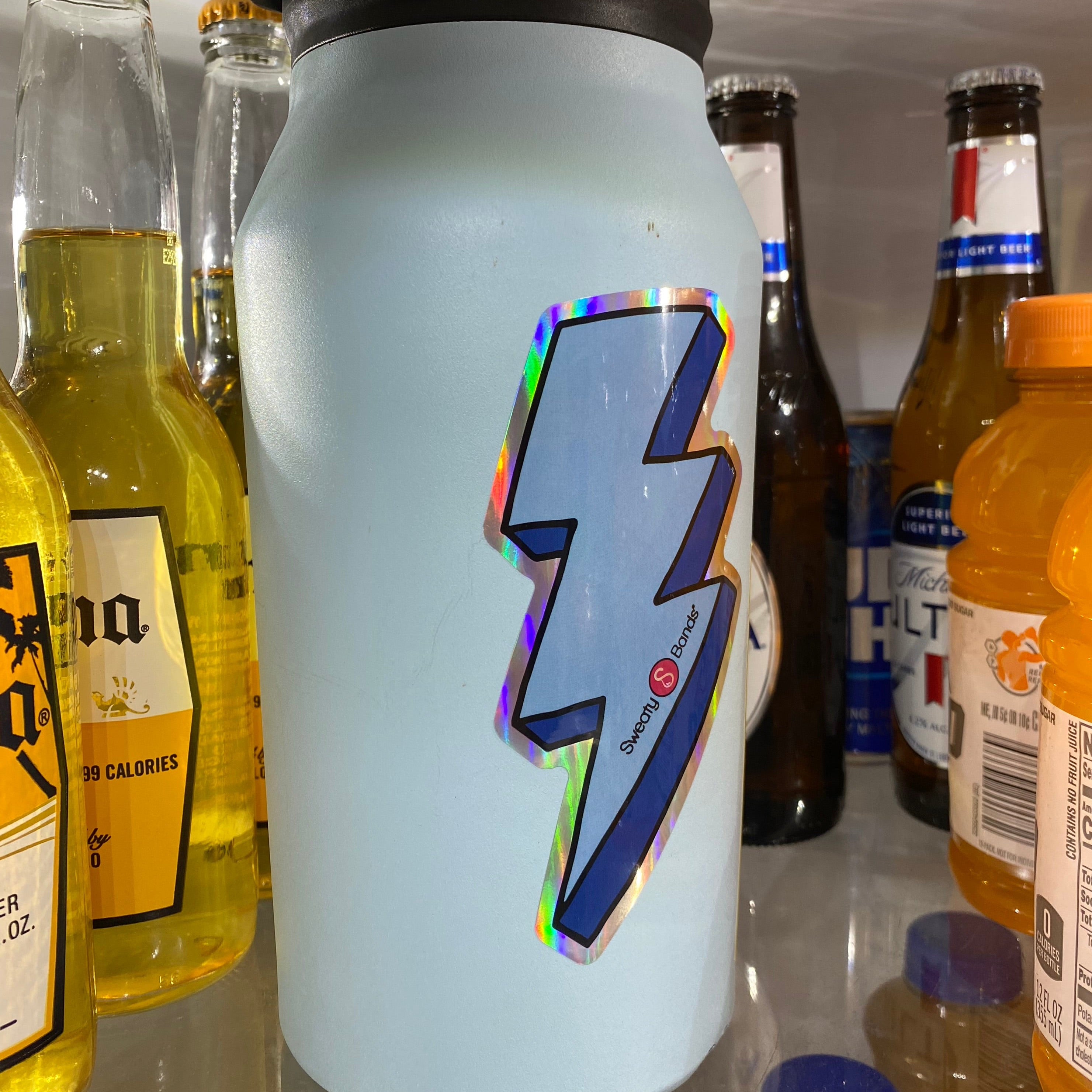Sweaty Bands Stickers | Sweaty Lightning Bolt