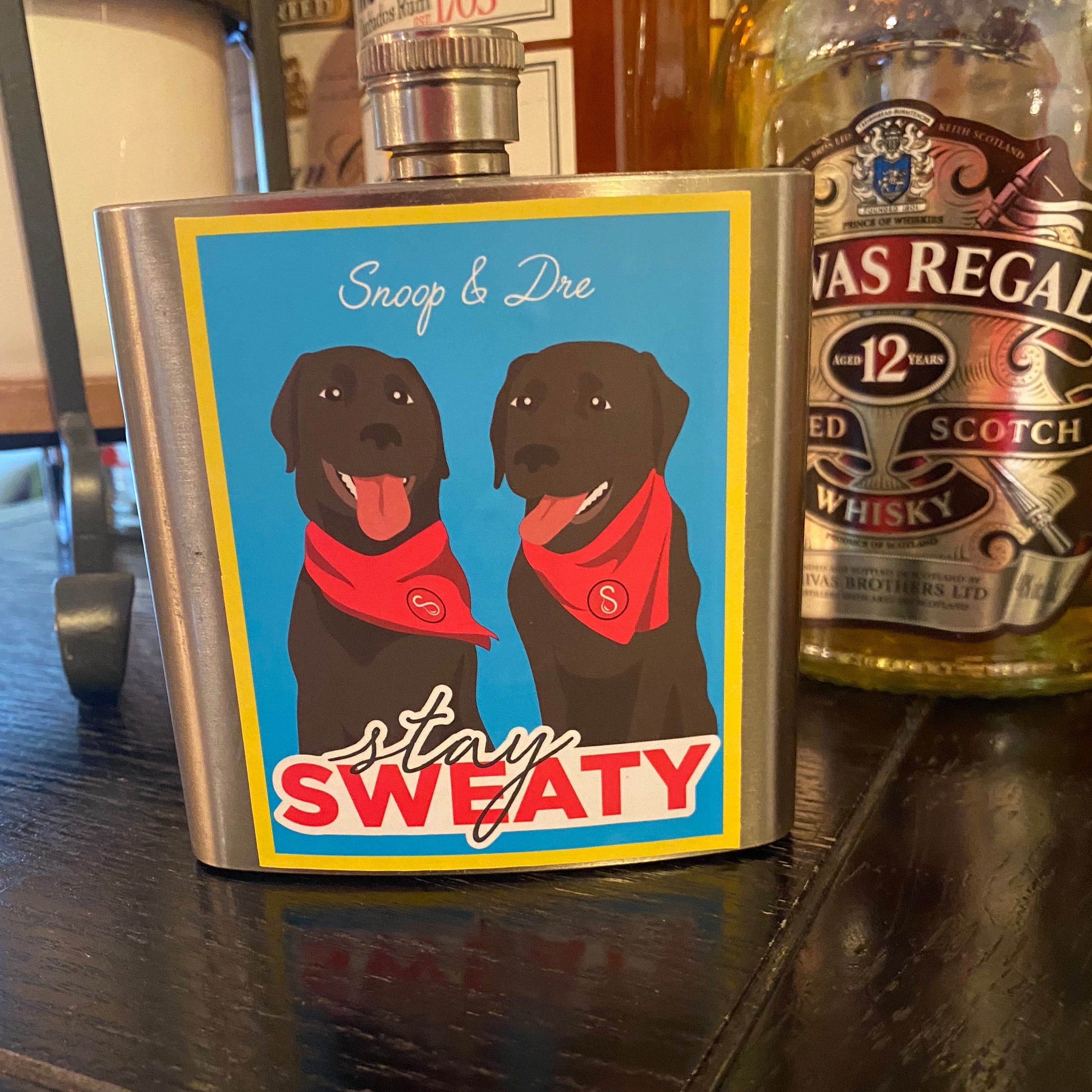 Sweaty Bands Stickers | Sweaty Black Labradors