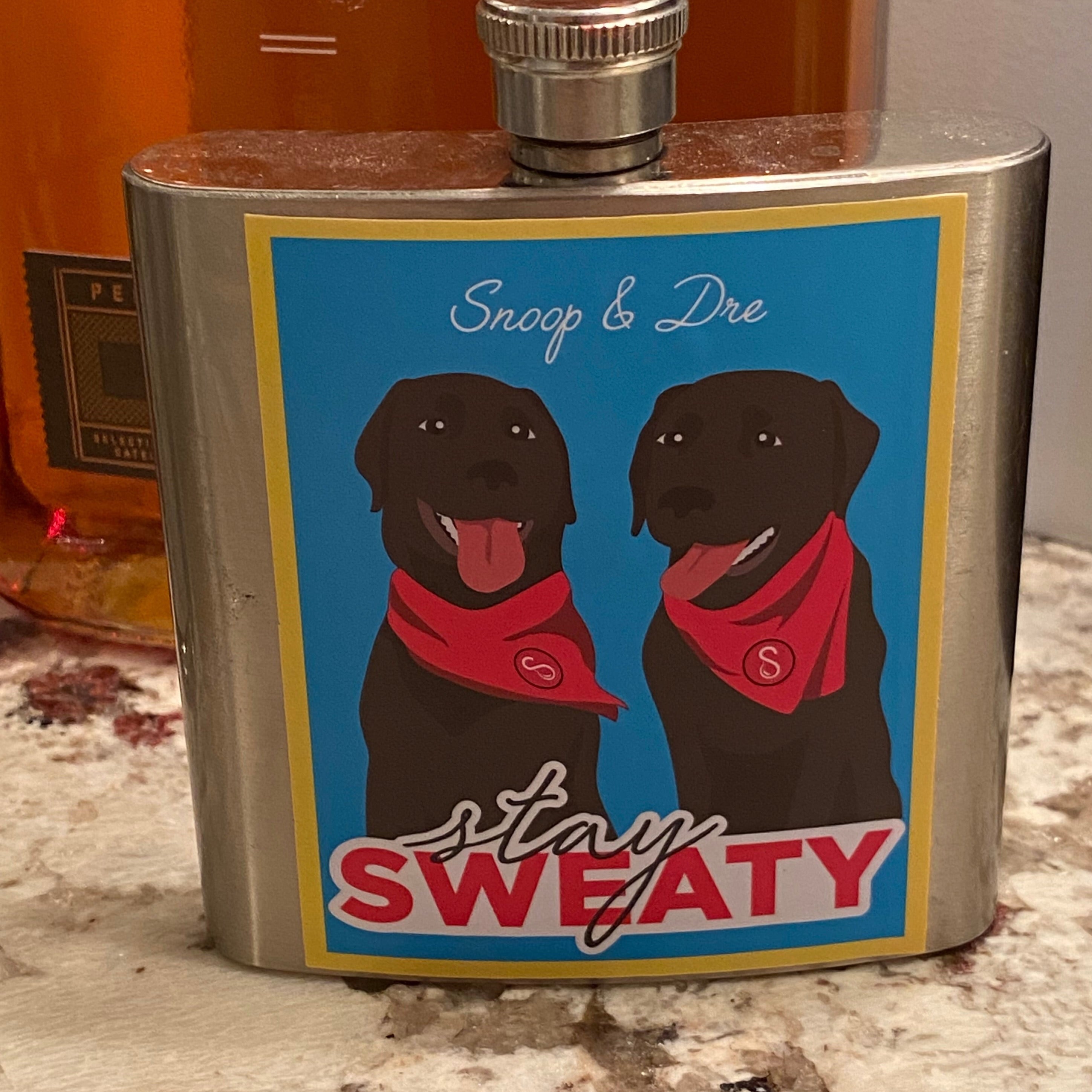 Sweaty Bands Stickers | Sweaty Black Labradors