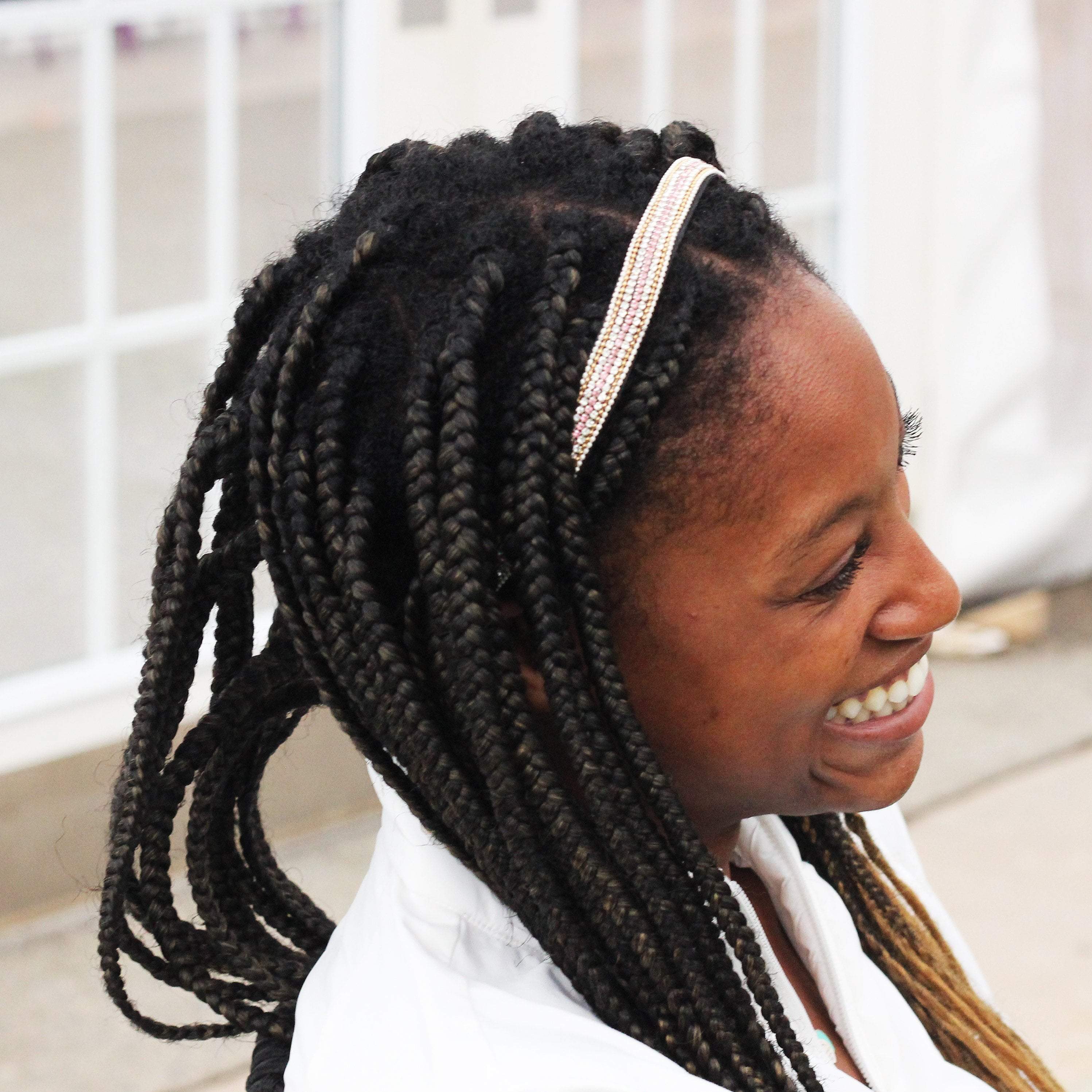 Sweaty Bands | Bling No Slip Headband | Think Pink | Pink, Silver